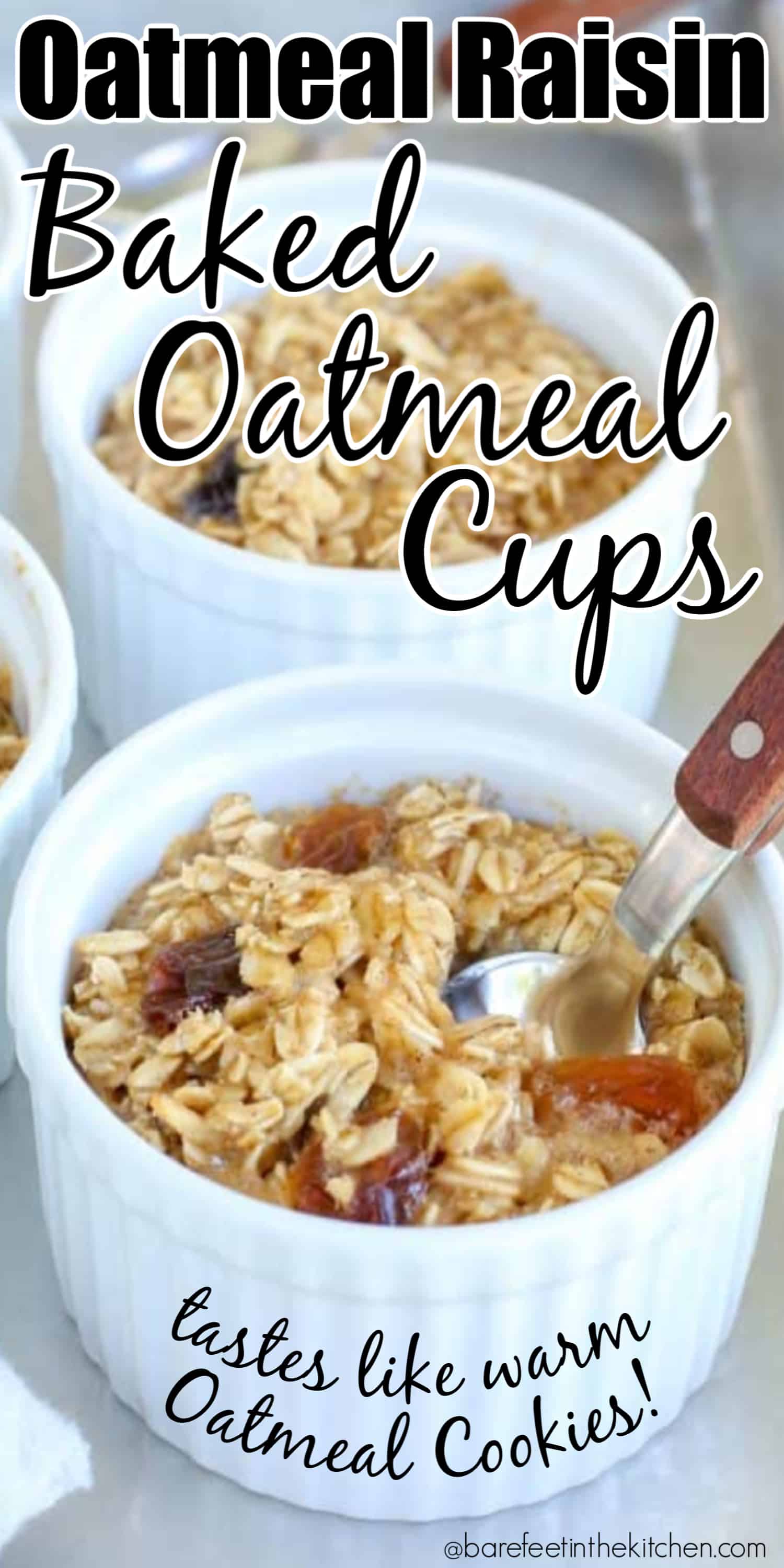Irresistible Baked Oatmeal Cups - Barefeet In The Kitchen