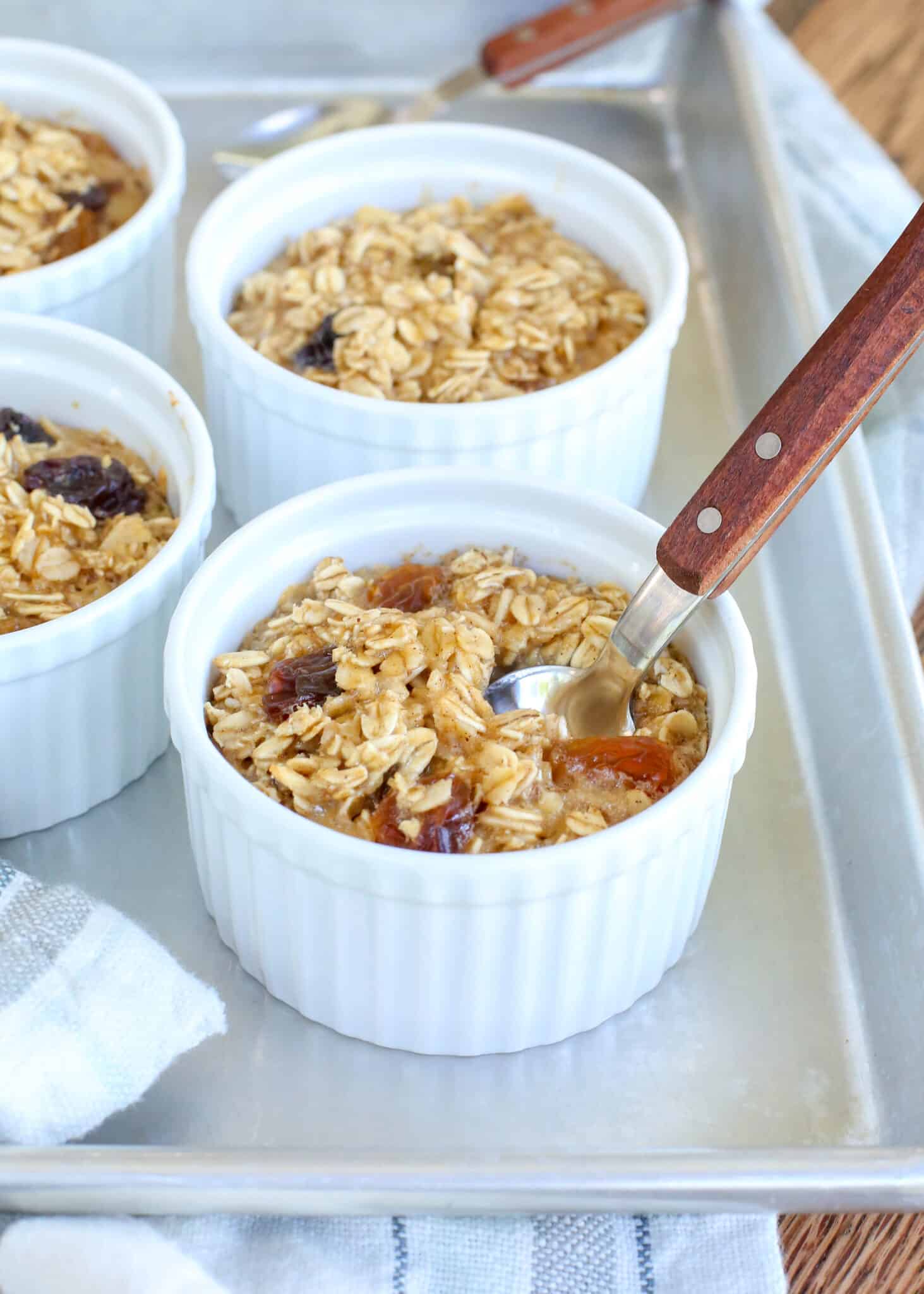 Irresistible Baked Oatmeal Cups - Barefeet In The Kitchen