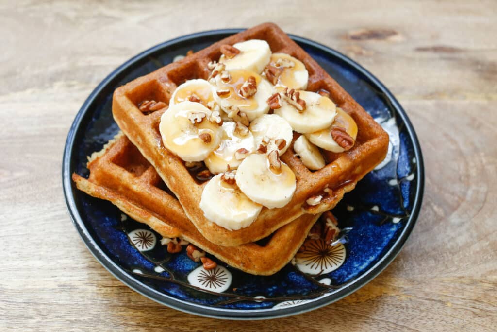 Banana Waffles | Barefeet in the Kitchen