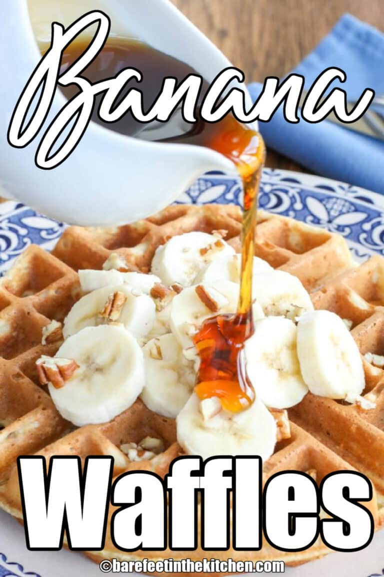 Banana Waffles - Barefeet in the Kitchen