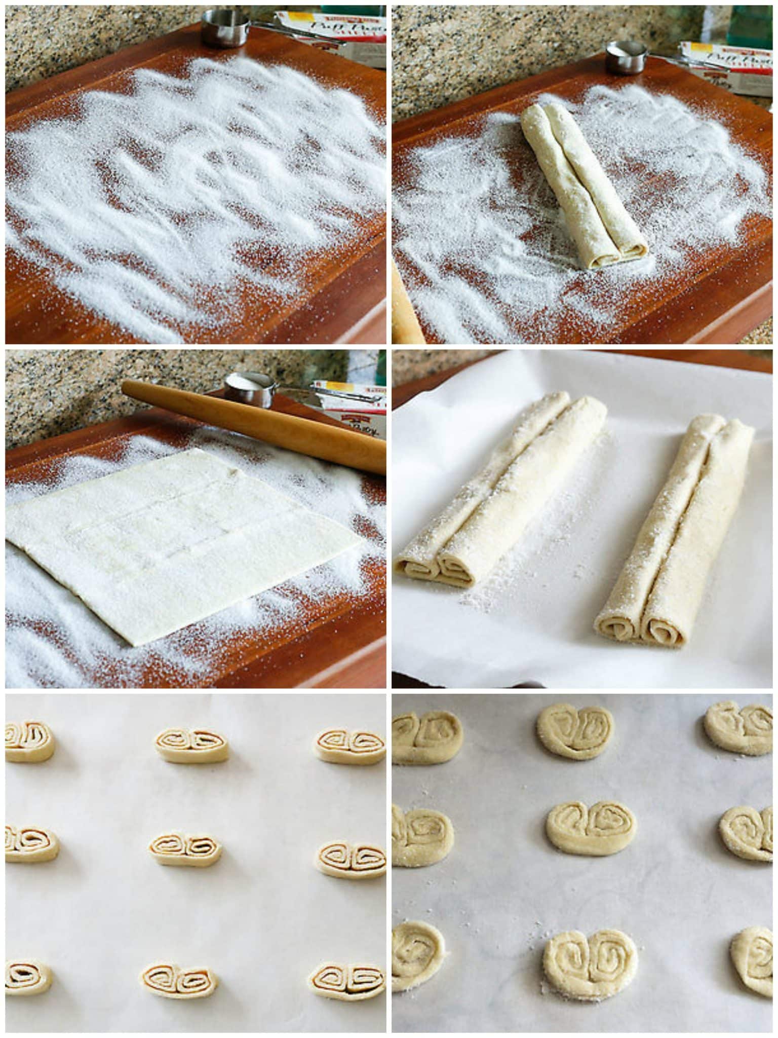 Palmier Cookies - Barefeet in the Kitchen