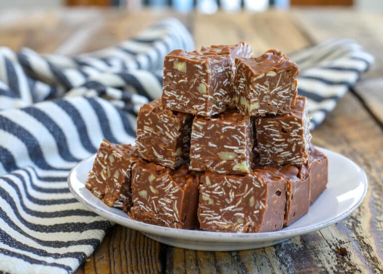 No-Bake Chocolate Peanut Butter Bars - Barefeet In The Kitchen