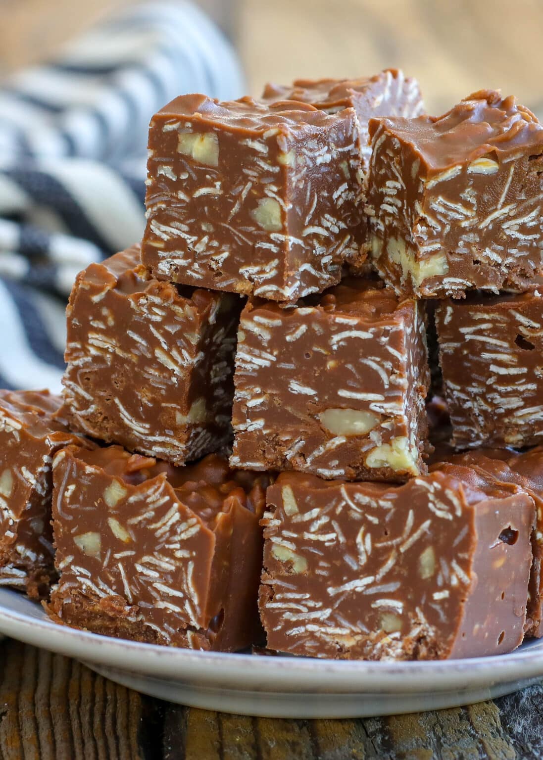 No-Bake Chocolate Peanut Butter Bars - Barefeet In The Kitchen