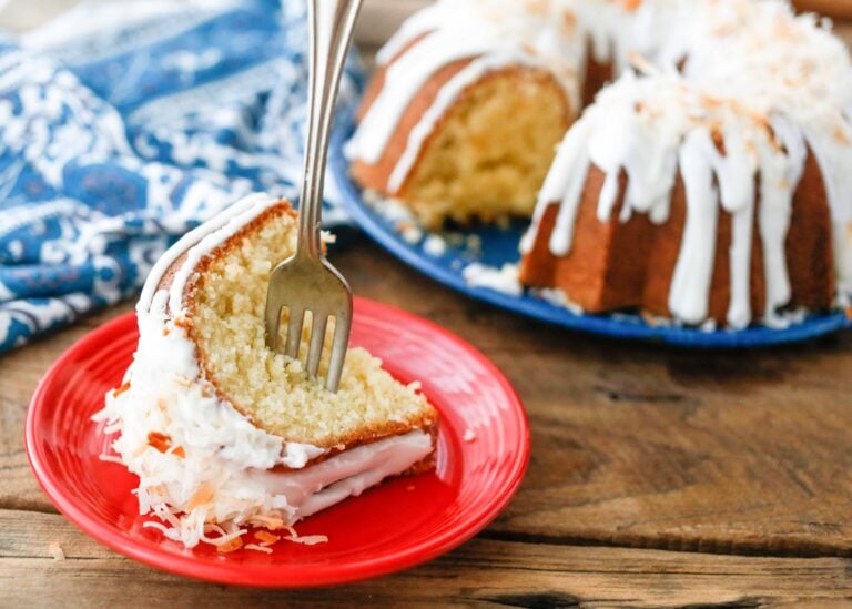 The BEST Coconut Pound Cake - Barefeet in the Kitchen