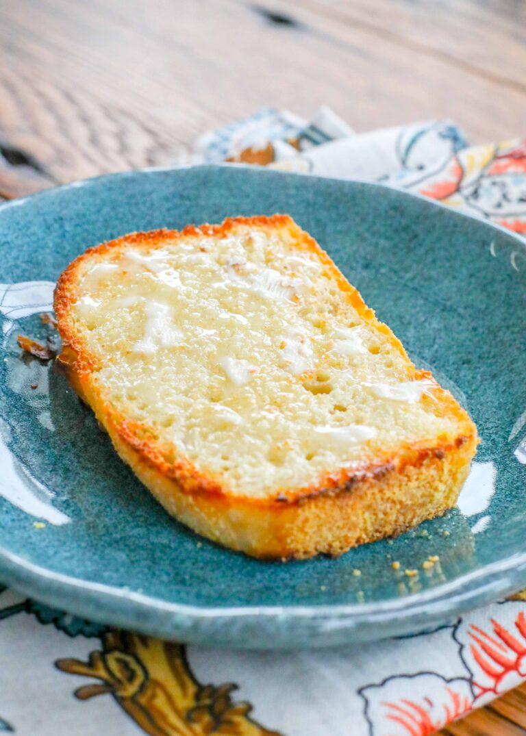 Perfectly Toastable English Muffin Bread - Barefeet In The Kitchen
