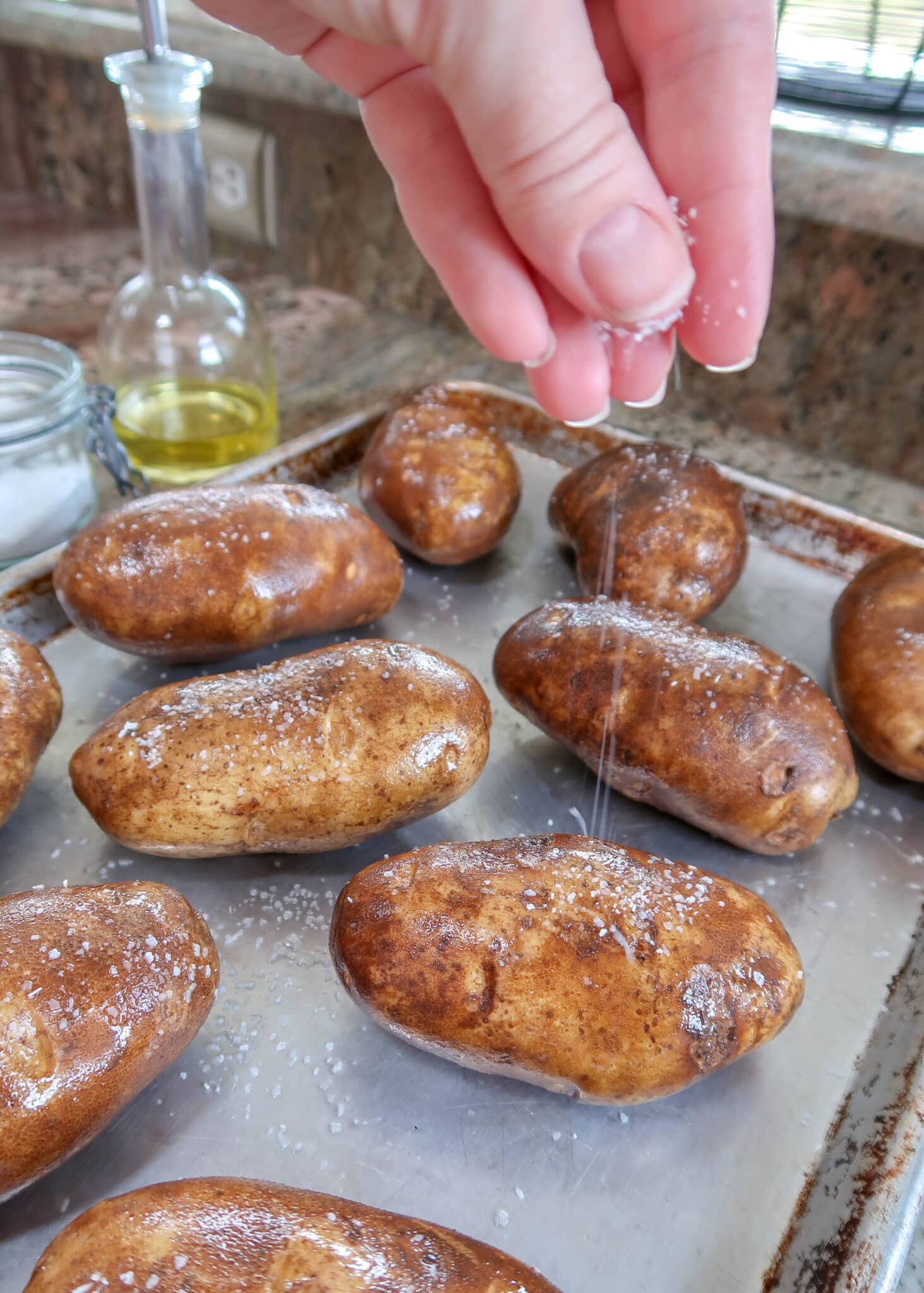 Best EVER Perfect Baked Potatoes - Barefeet In The Kitchen
