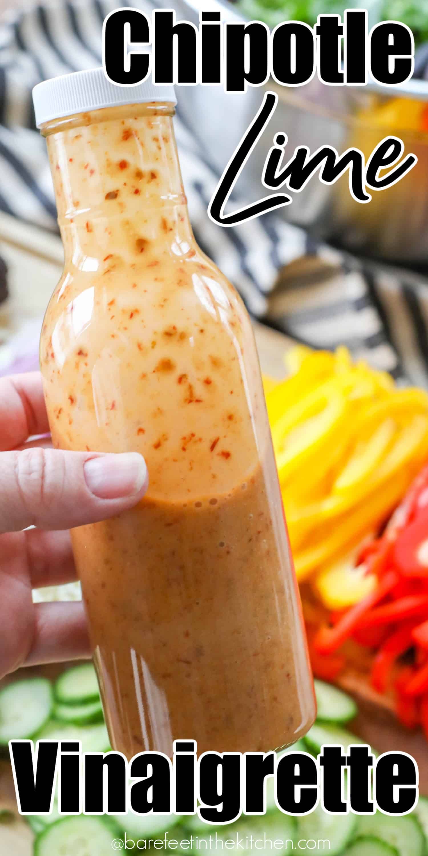 Chipotle Garlic and Lime Vinaigrette - Barefeet In The Kitchen