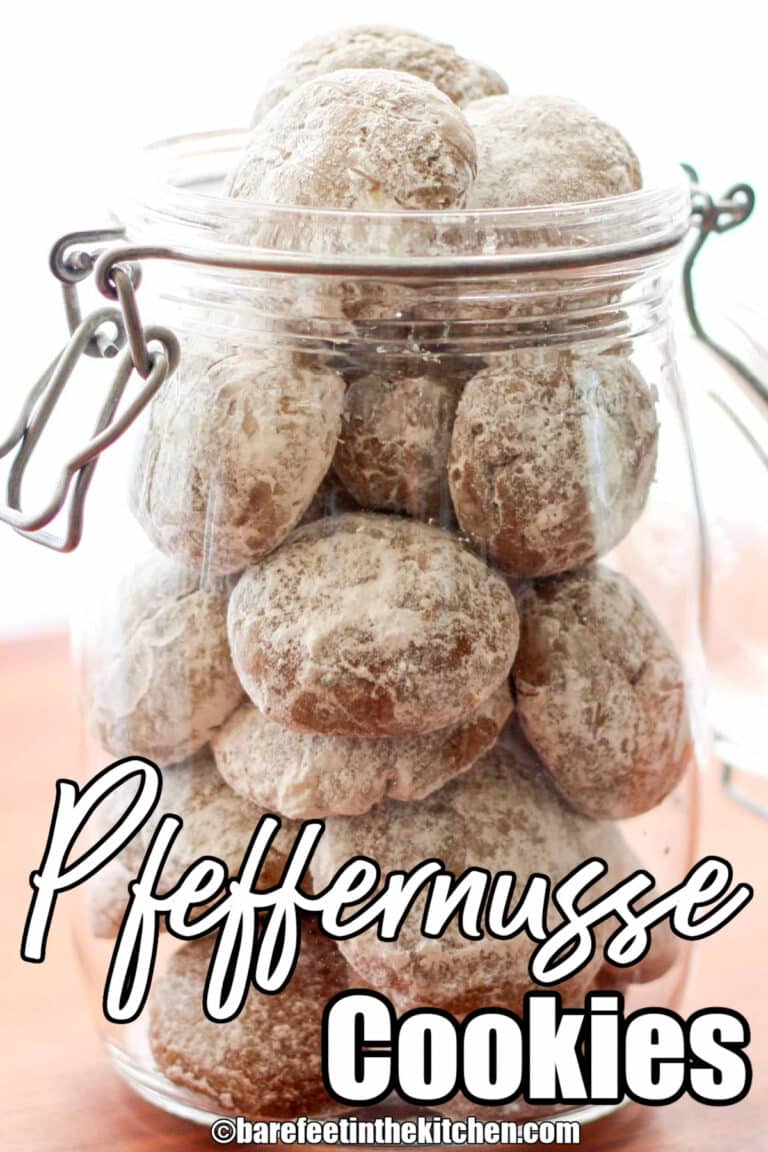 Pfeffernusse (German Christmas Cookies) - Barefeet In The Kitchen