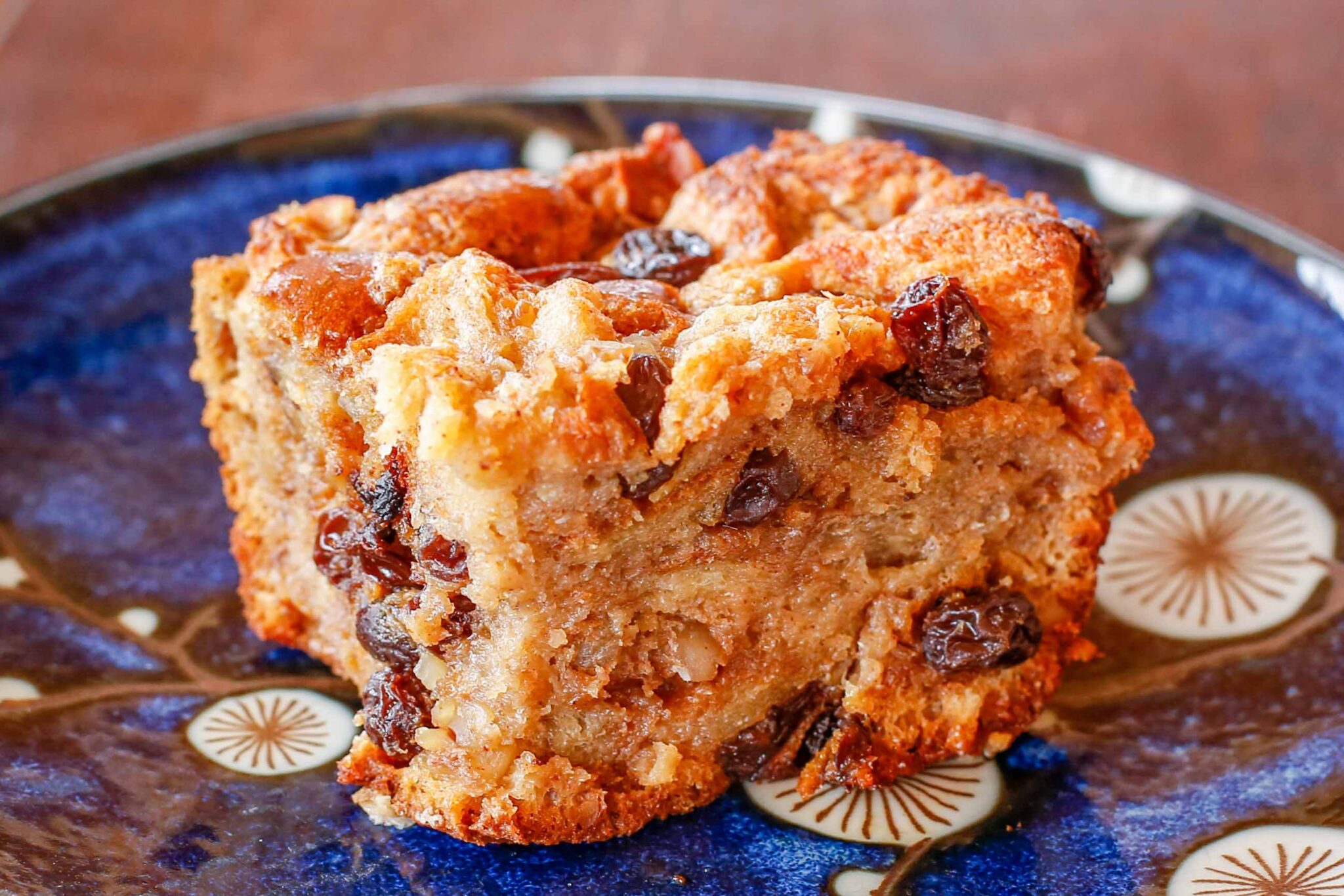 Bread Pudding with Kahlua Cream Sauce - Barefeet In The Kitchen