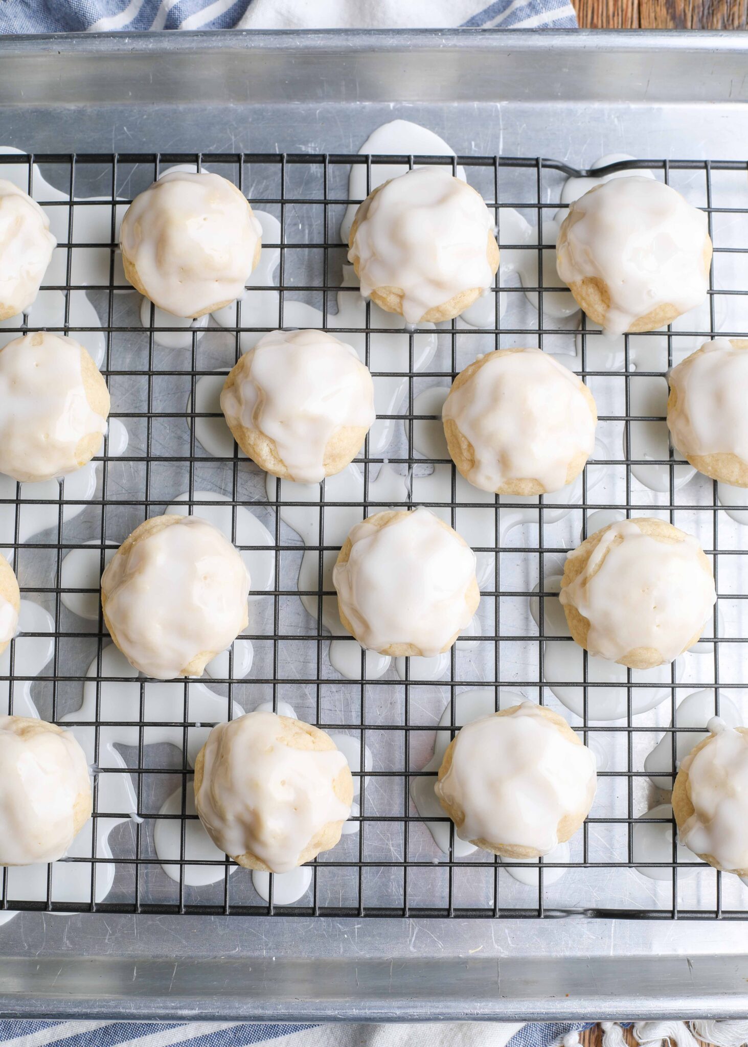 Glazed Lemon Drop Cookies - Barefeet in the Kitchen