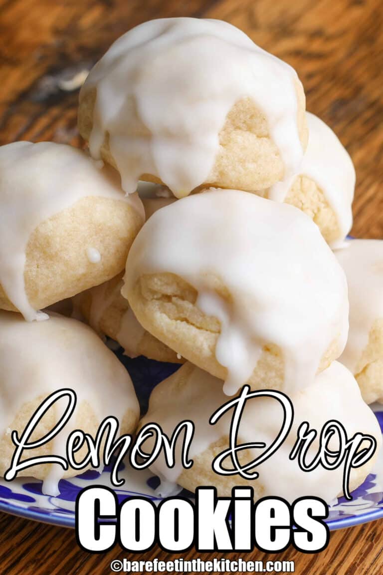 Glazed Lemon Drop Cookies - Barefeet in the Kitchen