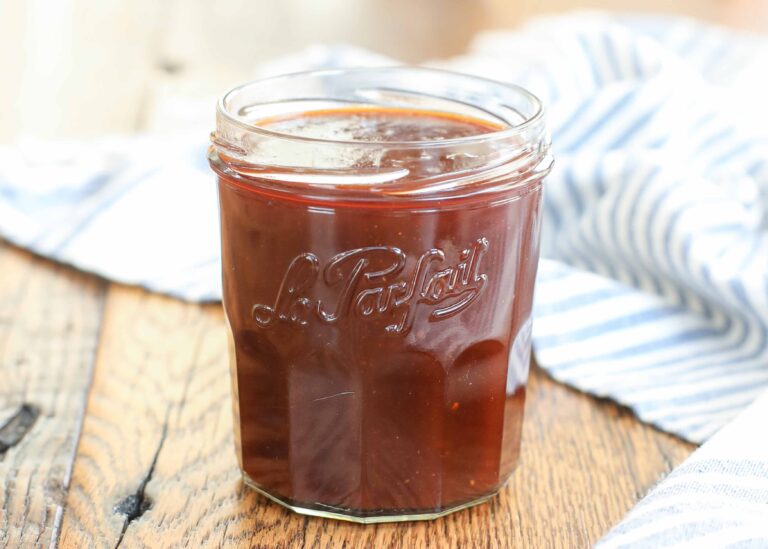 Sweet and Spicy BBQ Sauce - Barefeet in the Kitchen