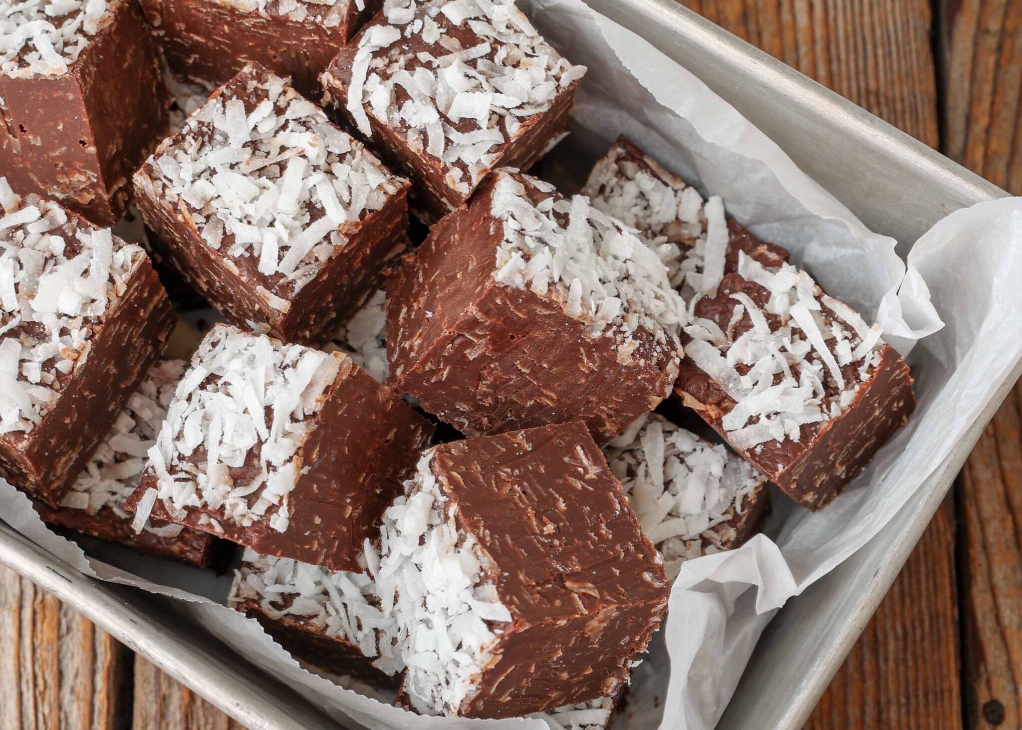 Coconut Fudge - Barefeet in the Kitchen