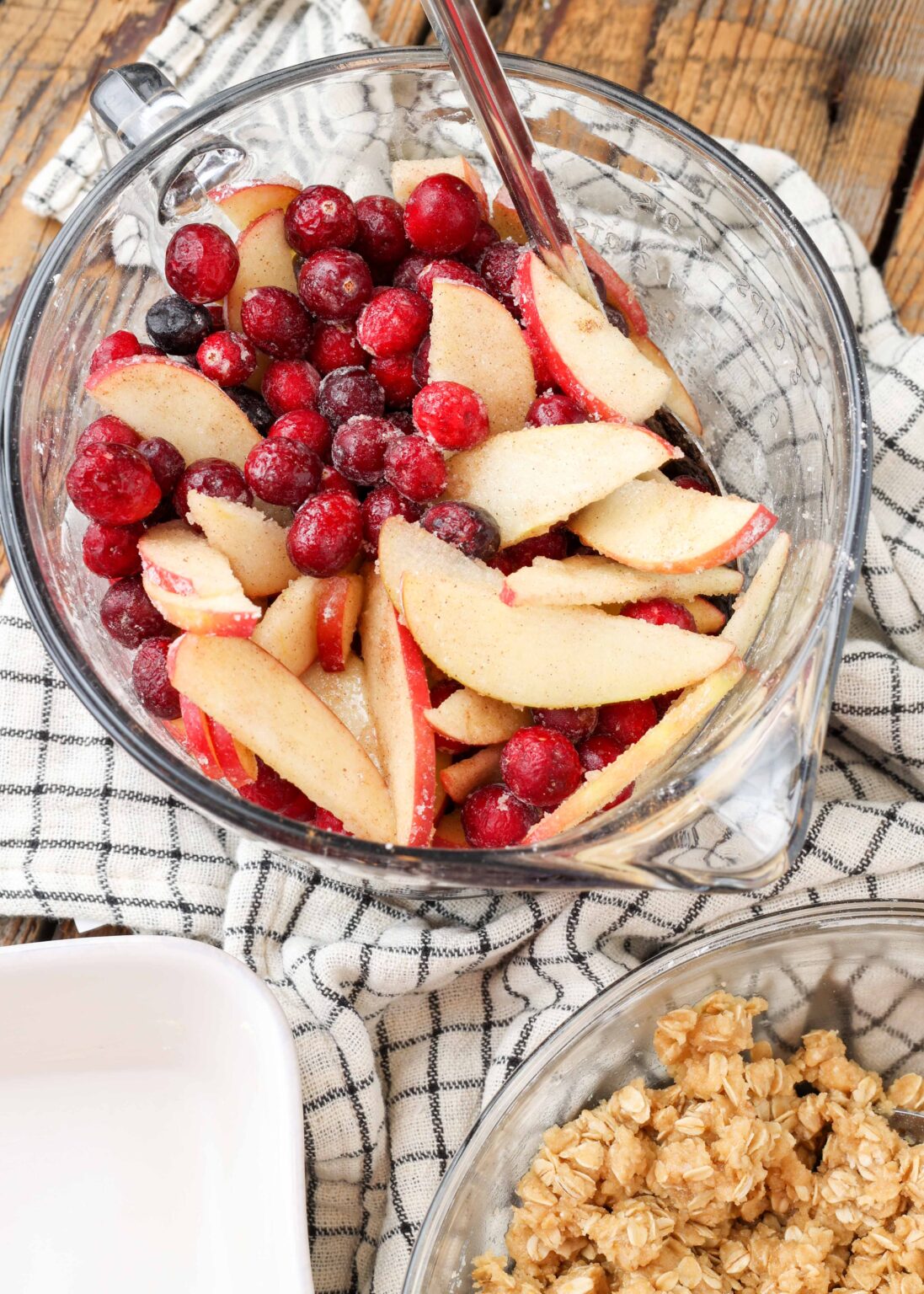 Cranberry Apple Crisp - Barefeet in the Kitchen