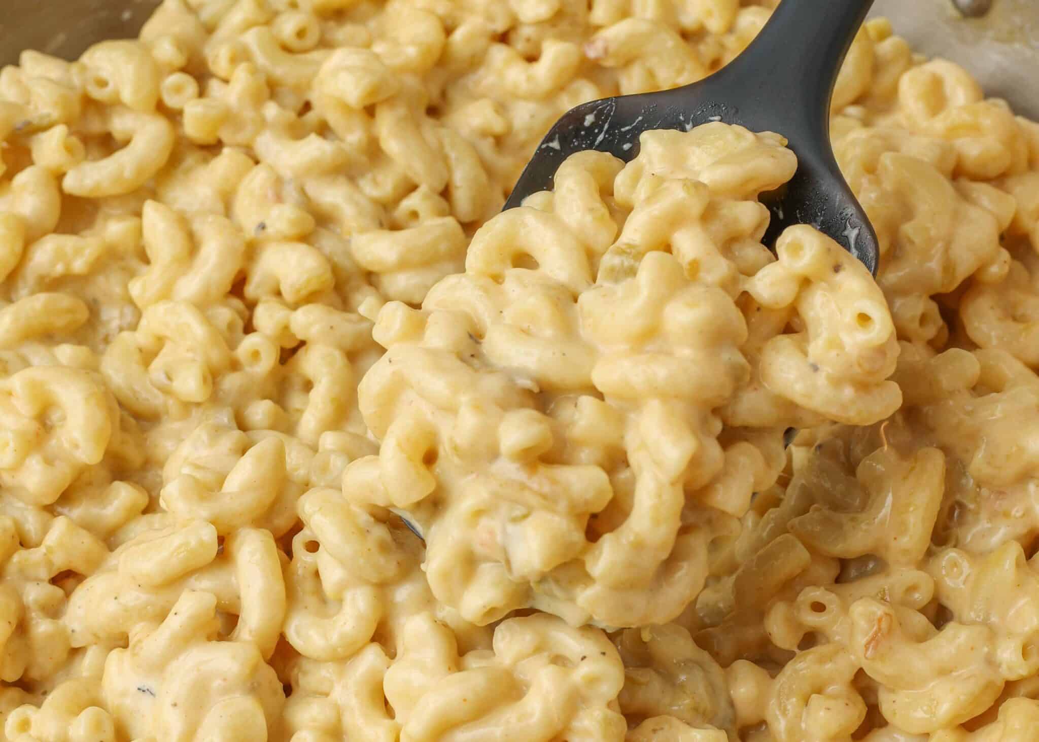 Green Chile Mac and Cheese - Barefeet in the Kitchen