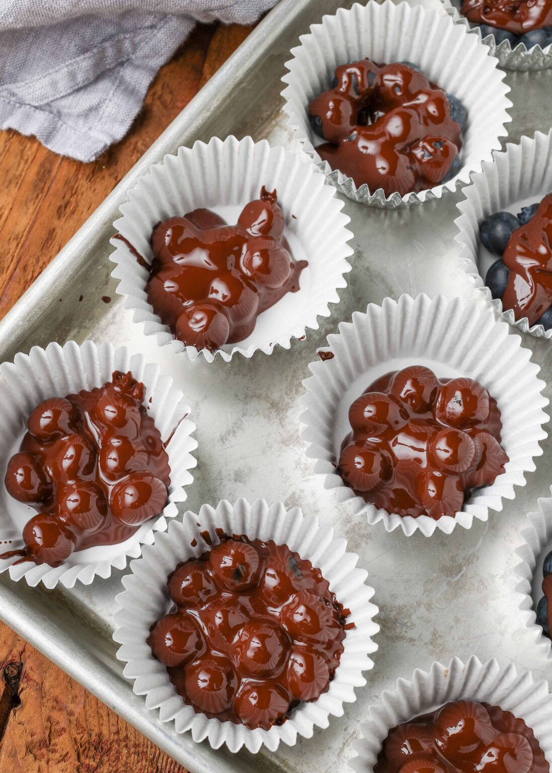 Chocolate Covered Blueberries - Barefeet in the Kitchen