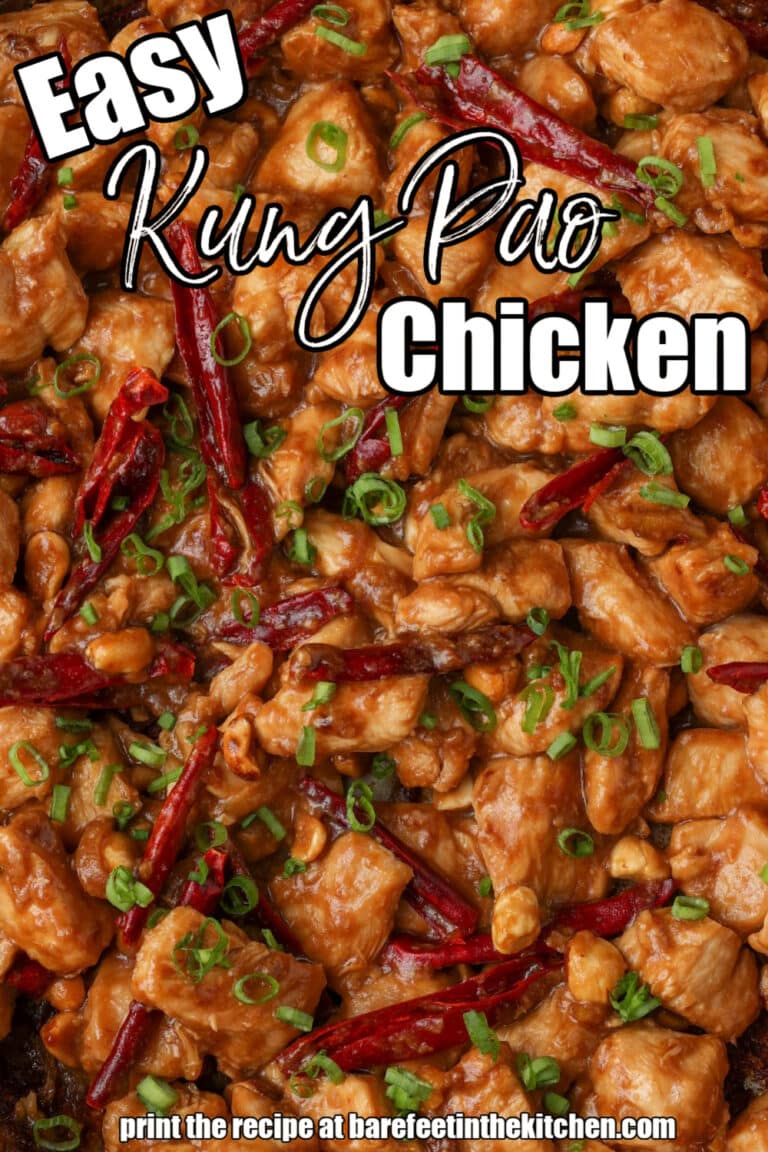 Easy Kung Pao Chicken - Barefeet in the Kitchen