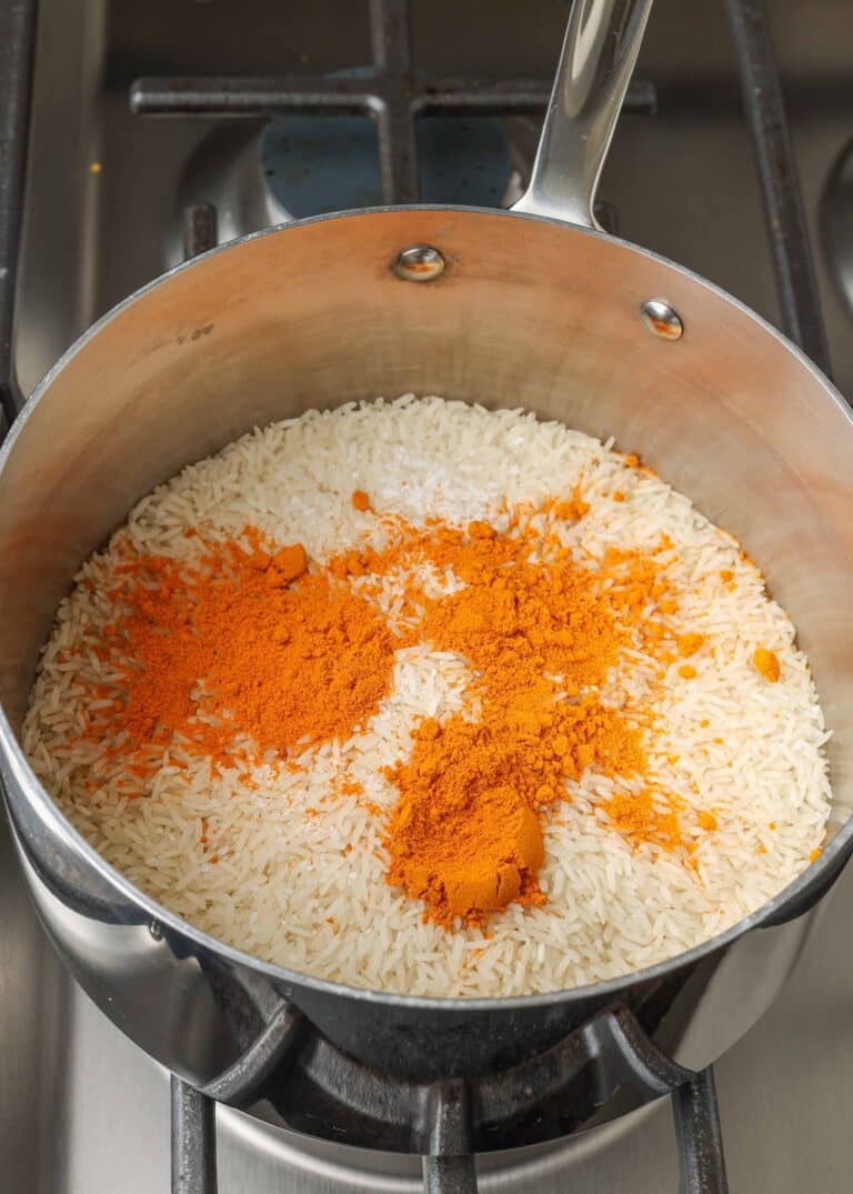 Turmeric Rice - Barefeet in the Kitchen