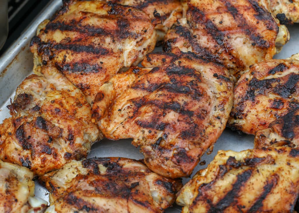 How To Grill Chicken Thighs Barefeet In The Kitchen