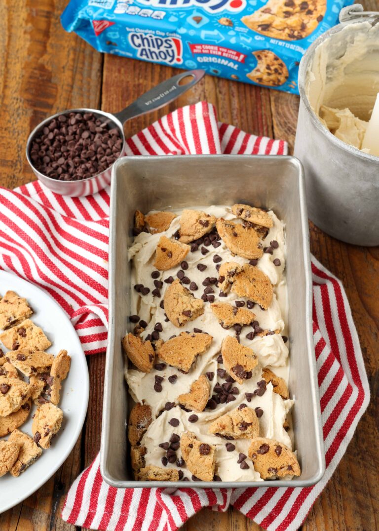 Chips Ahoy Ice Cream - Barefeet in the Kitchen