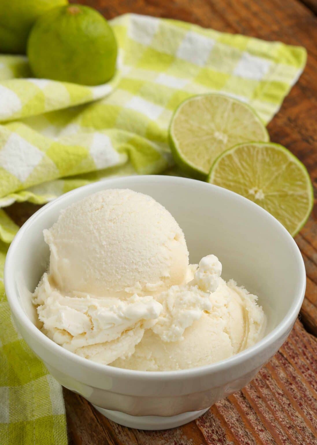 Lime Ice Cream - Barefeet in the Kitchen