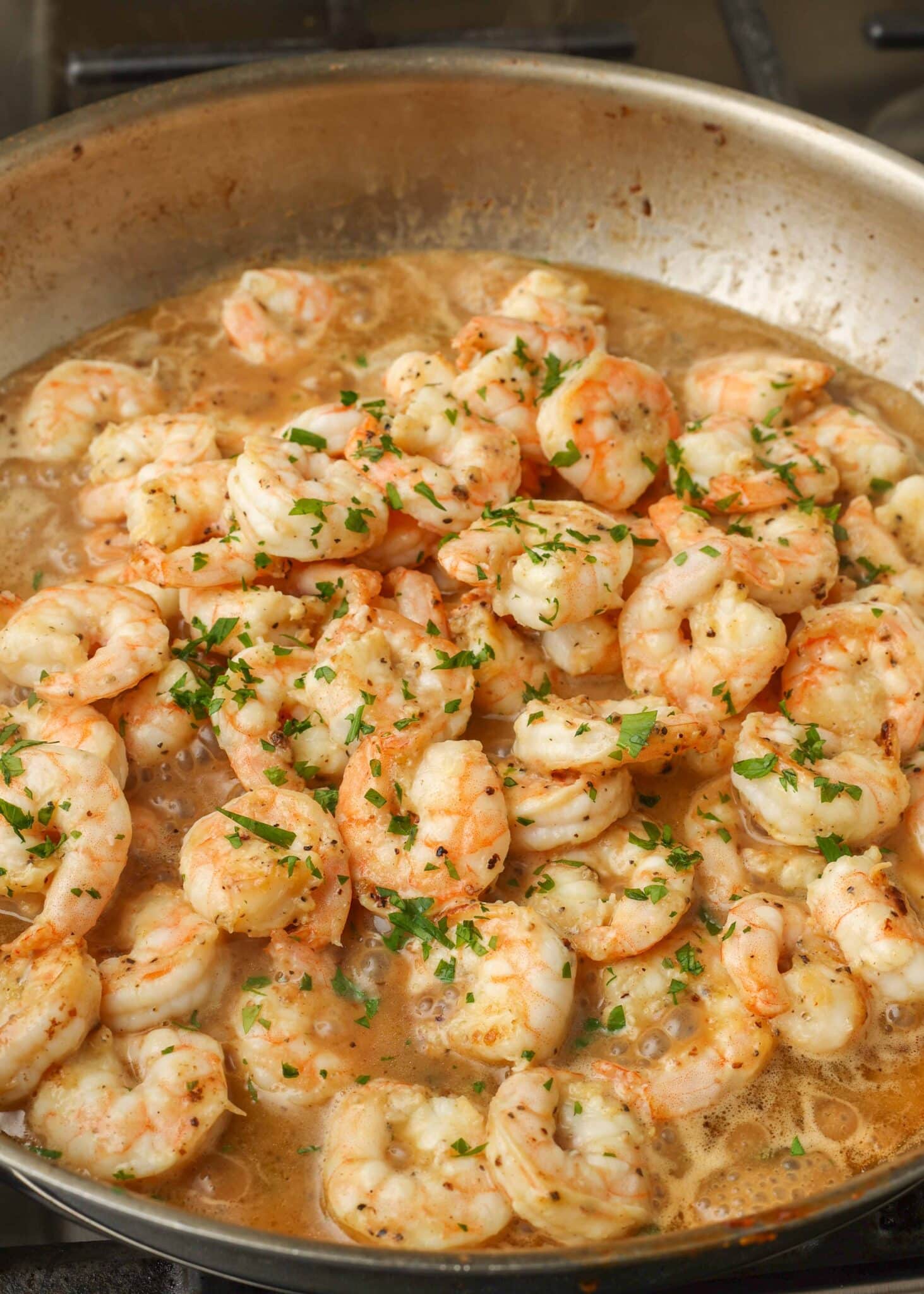 Weeknight Shrimp Piccata - Barefeet in the Kitchen