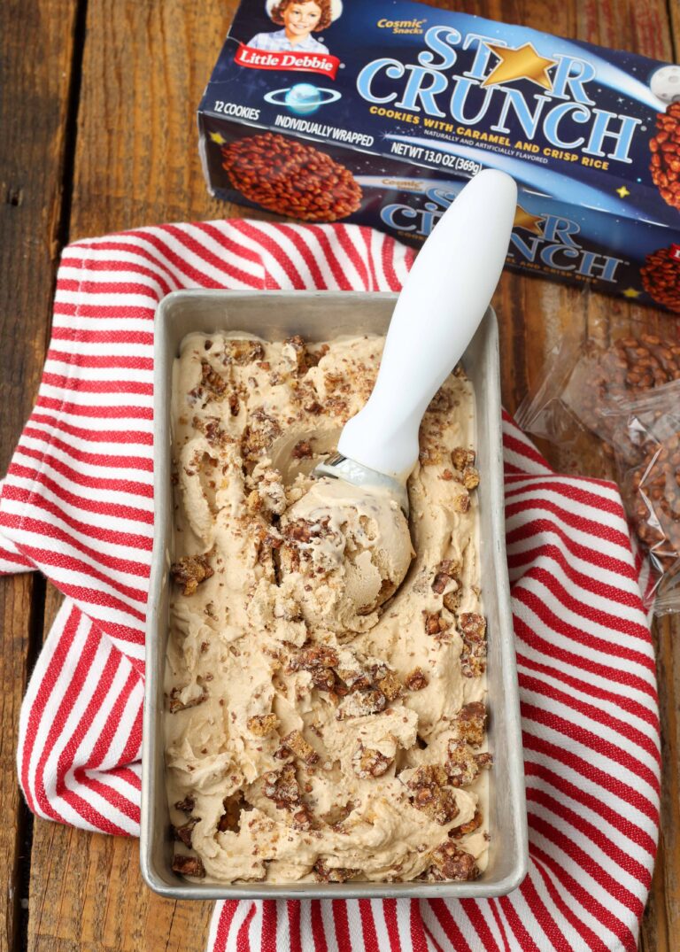 Star Crunch Ice Cream - Barefeet in the Kitchen