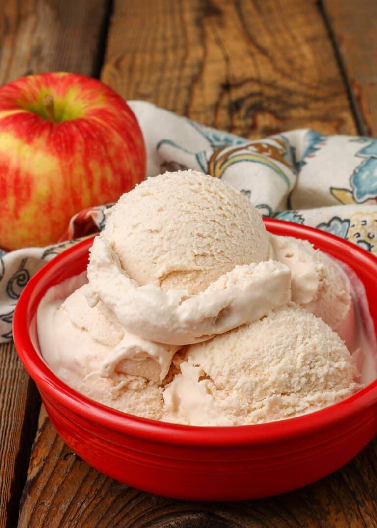 Apple Cider Ice Cream - Barefeet in the Kitchen