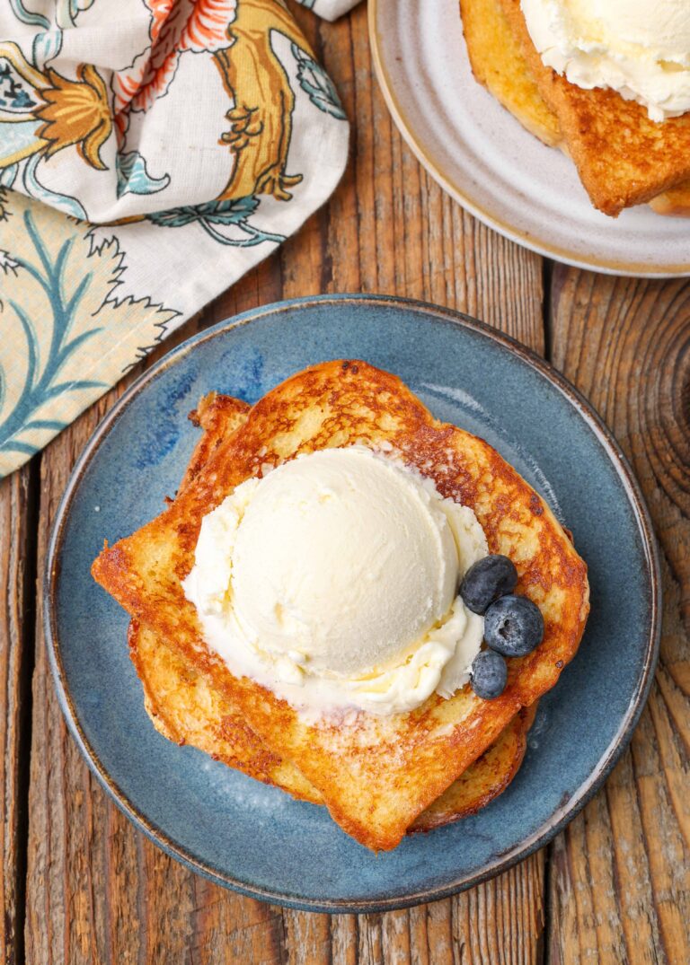 Ice Cream French Toast - Barefeet in the Kitchen