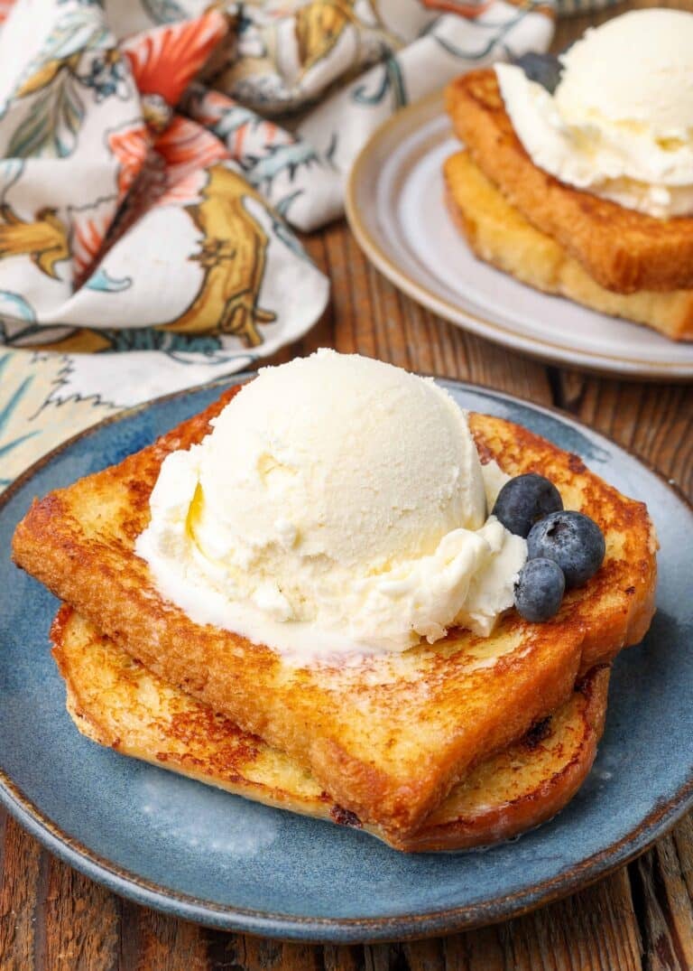 Ice Cream French Toast - Barefeet in the Kitchen