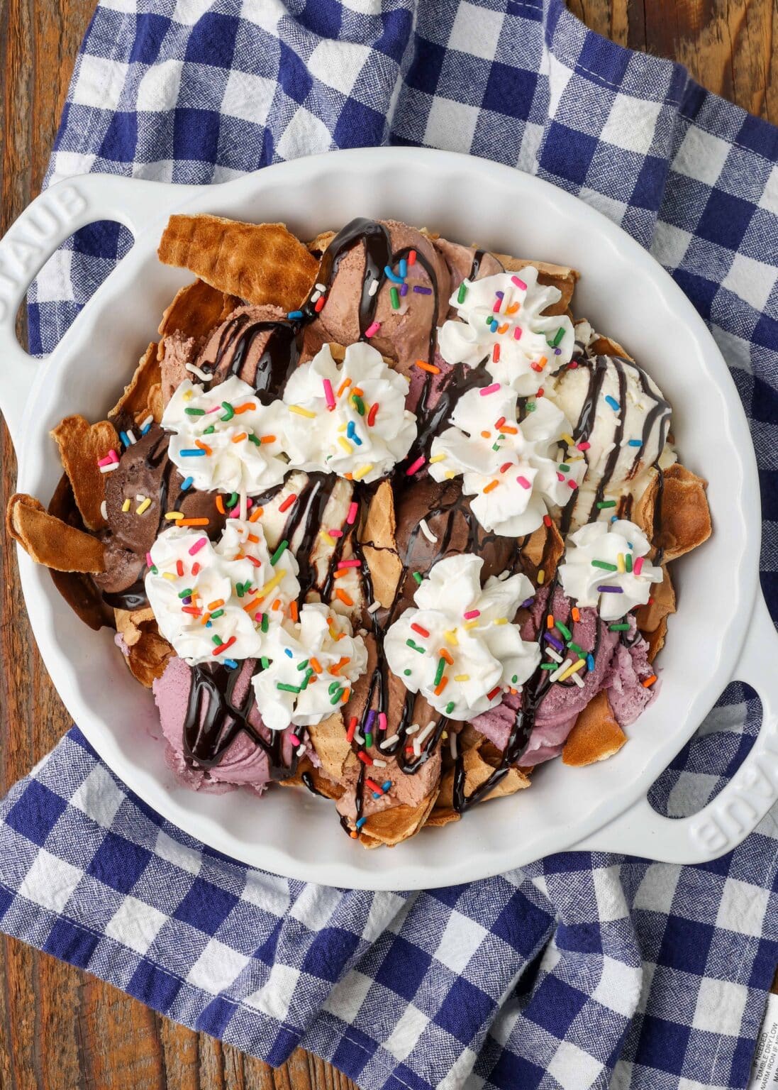 Ice Cream Nachos - Barefeet in the Kitchen