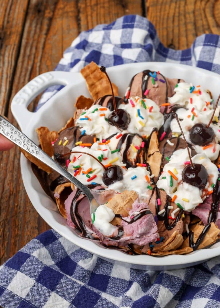 Ice Cream Nachos - Barefeet in the Kitchen