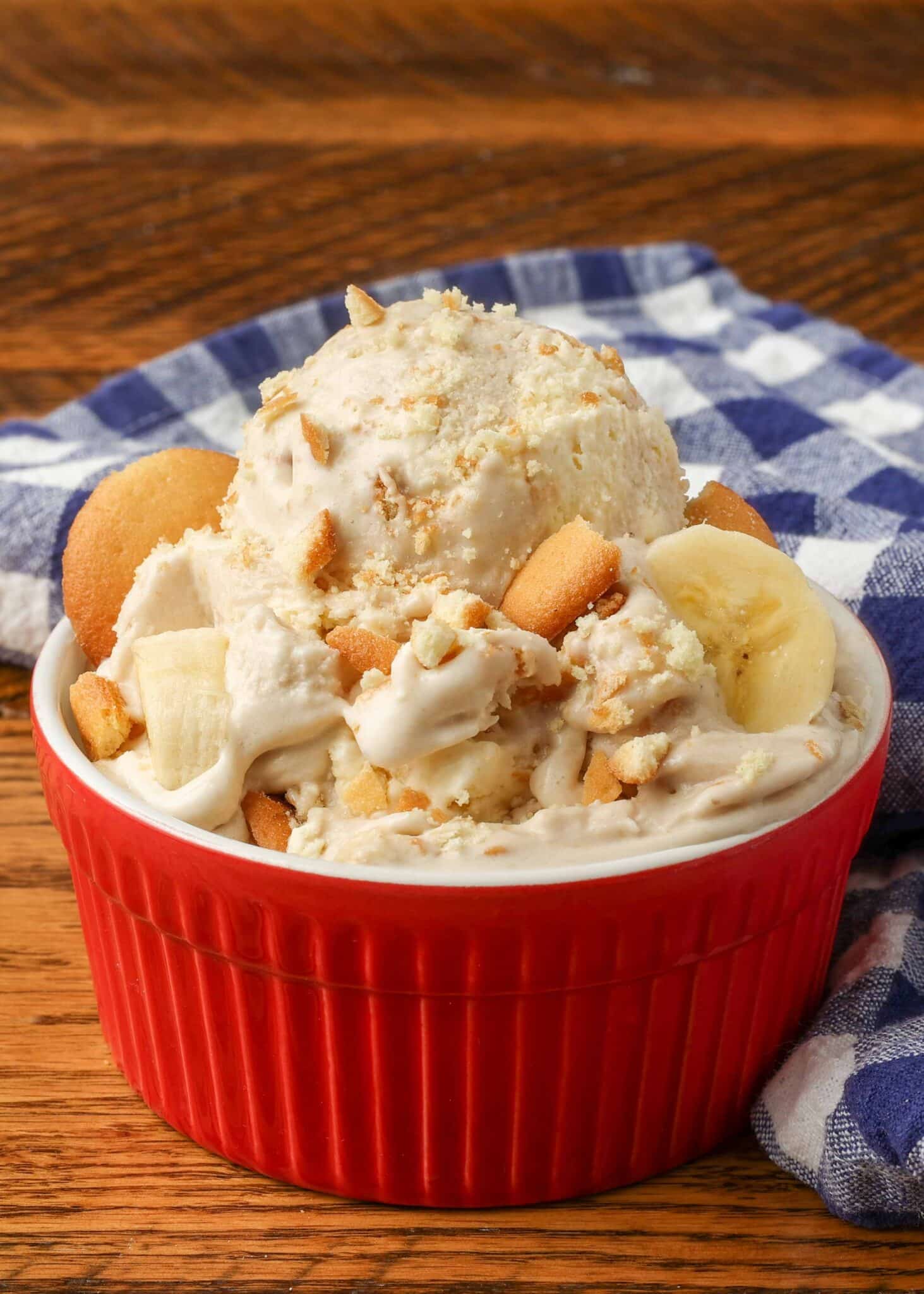 Banana Pudding Ice Cream - Barefeet in the Kitchen
