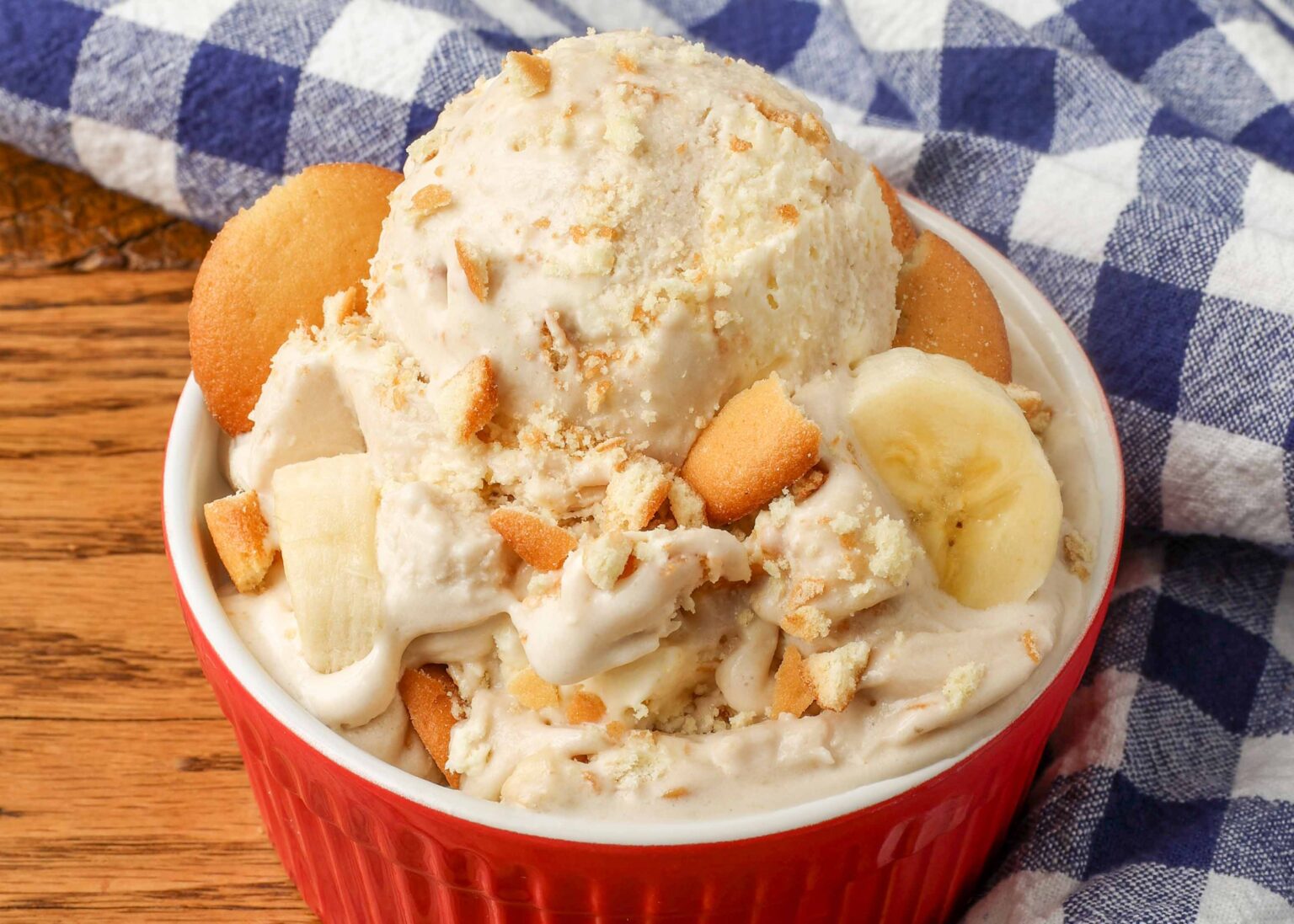 Banana Pudding Ice Cream - Barefeet in the Kitchen