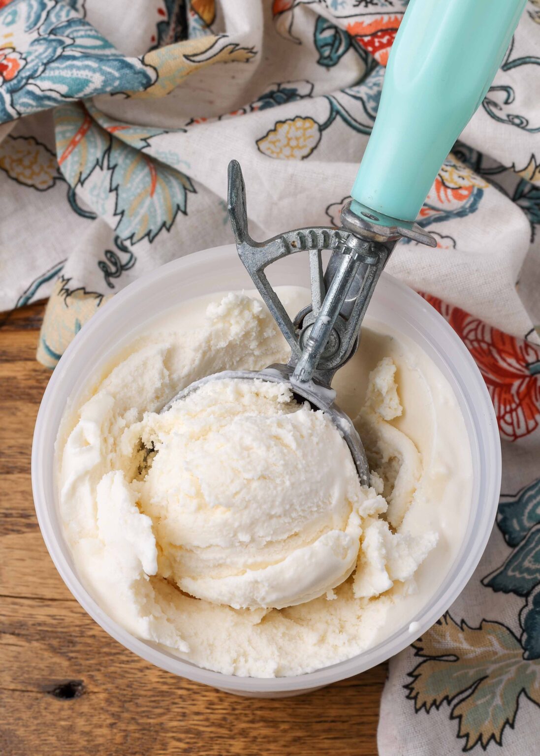 Sour Cream Ice Cream - Barefeet in the Kitchen