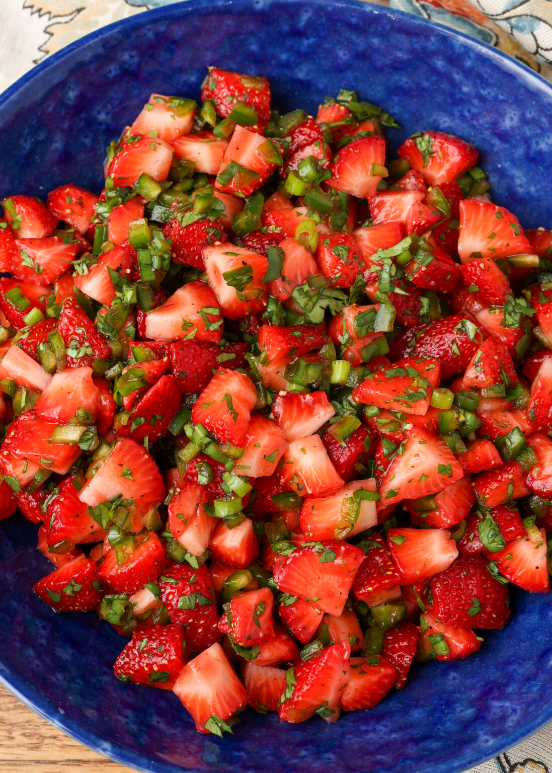 Strawberry Salsa - Barefeet in the Kitchen