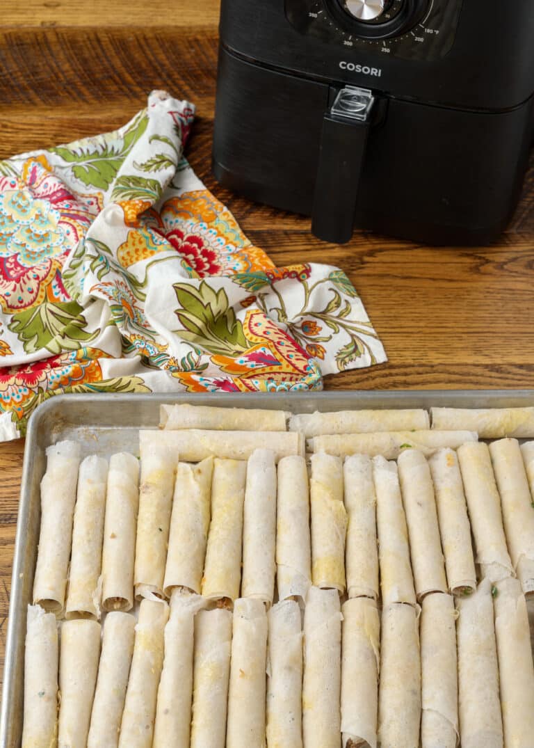 Air Fryer Lumpia - Barefeet in the Kitchen