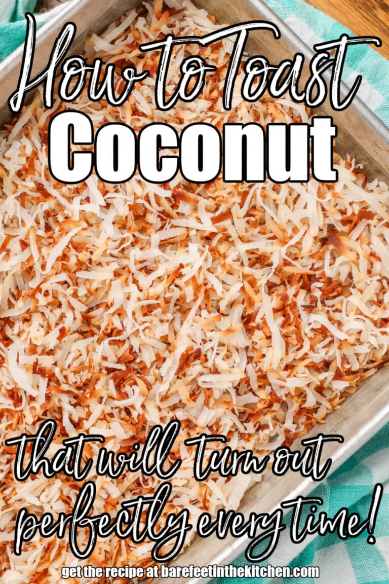 How to Toast Coconut - Barefeet in the Kitchen