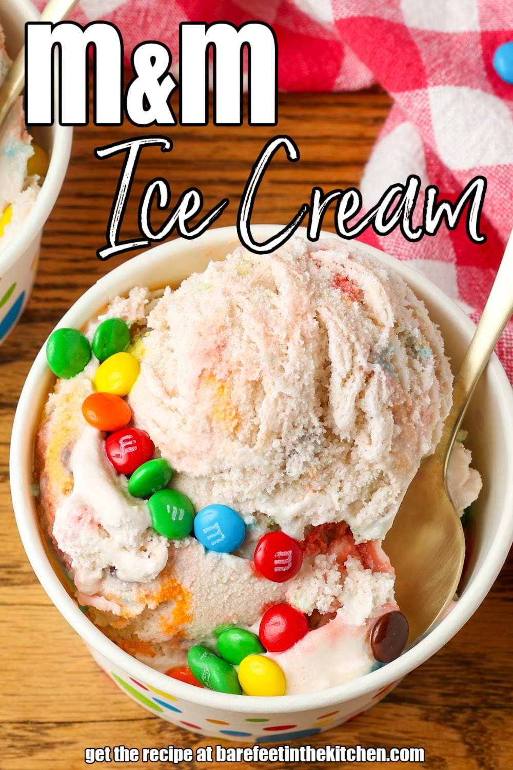 M&M Ice Cream - Barefeet in the Kitchen