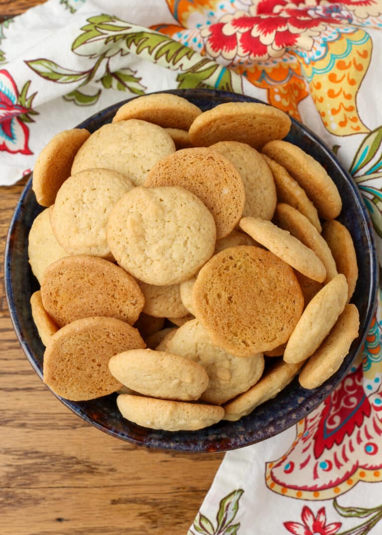 Vanilla Cookies - Barefeet in the Kitchen