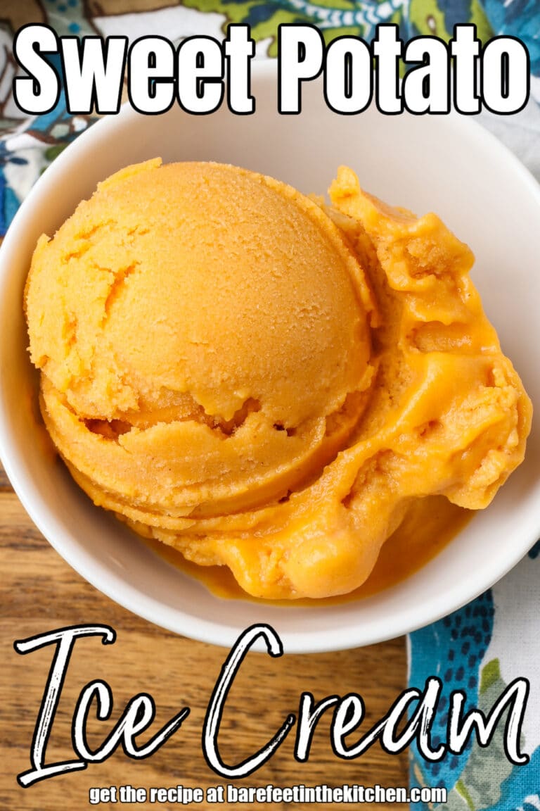 Sweet Potato Ice Cream - Barefeet in the Kitchen