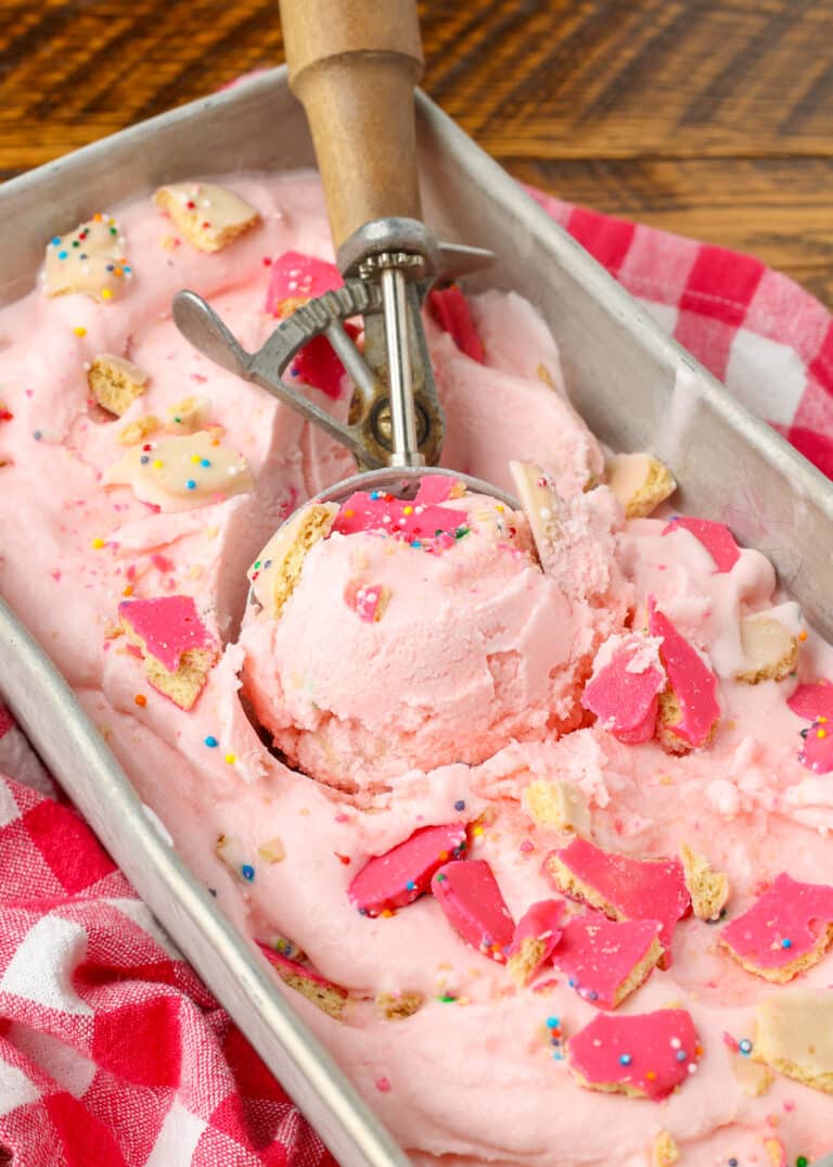 Circus Animal Cookie Ice Cream - Barefeet in the Kitchen