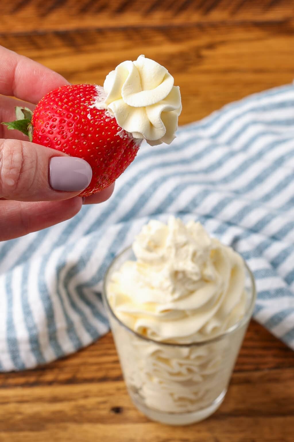 Stabilized Whipped Cream - Barefeet in the Kitchen